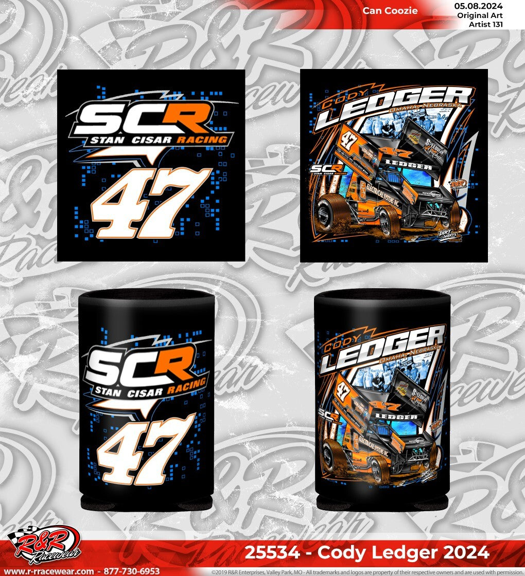 Stan Cisar Racing - Cody Ledger Koozie – Dirt Shirts USA