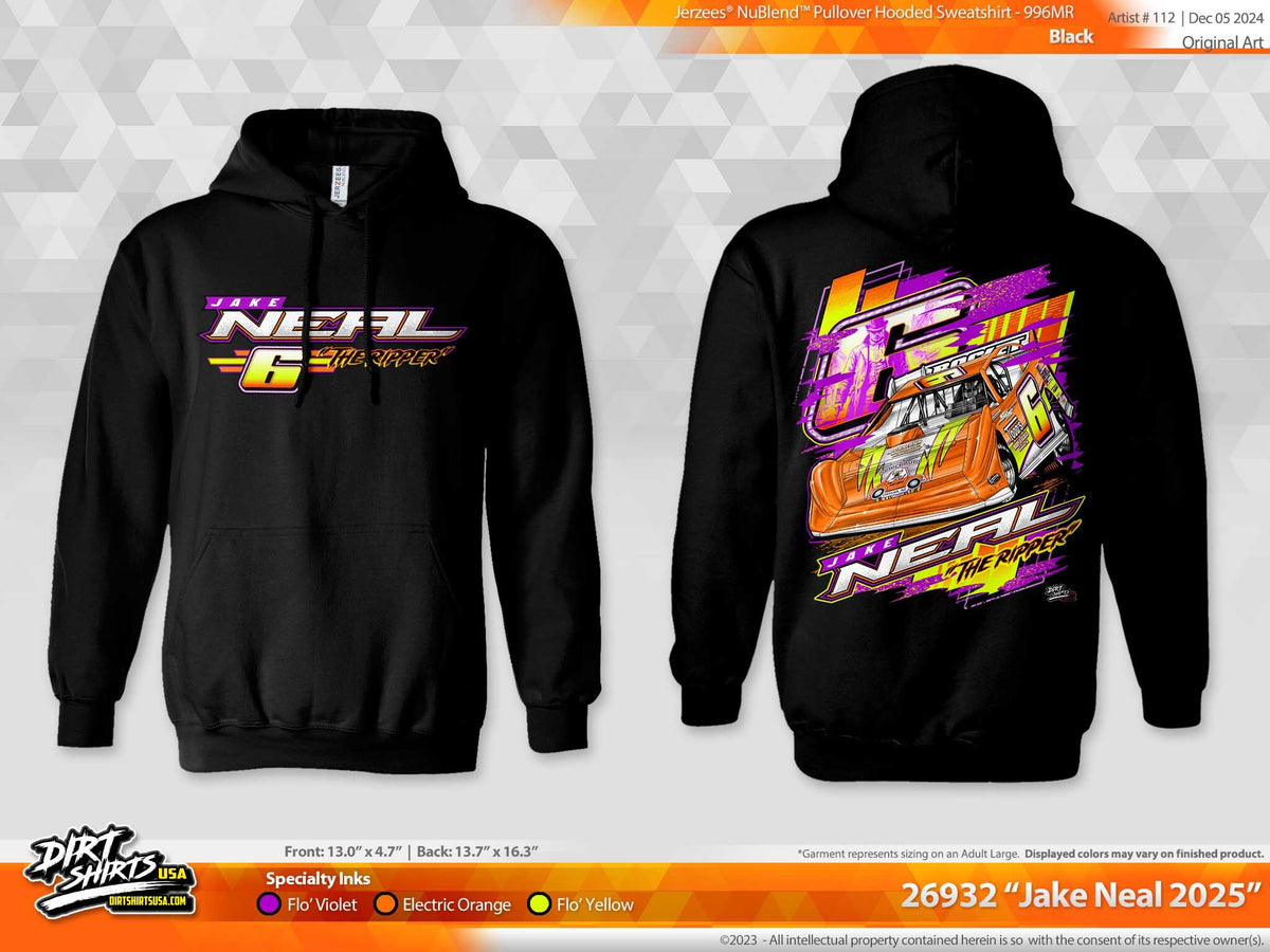 Jake Neal 2025 “The Ripper” Hoodie – Dirt Shirts USA